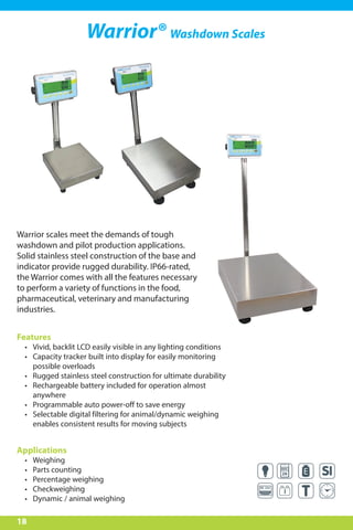 Adam Equipment Balances & Scales Brochure | PDF