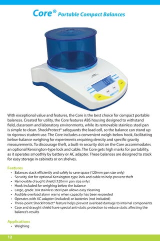 Adam Laboratory Balances | PDF