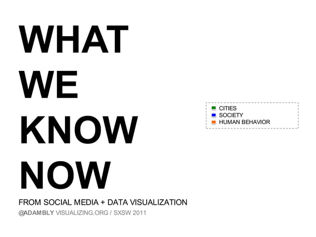 Adam bly sxsw | PPTX