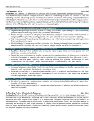 Adam Casto Resume | PDF