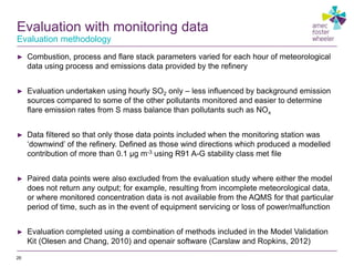 Adam Clegg - An alternative method for modelling flare emissions - DMUG17 | PPTX