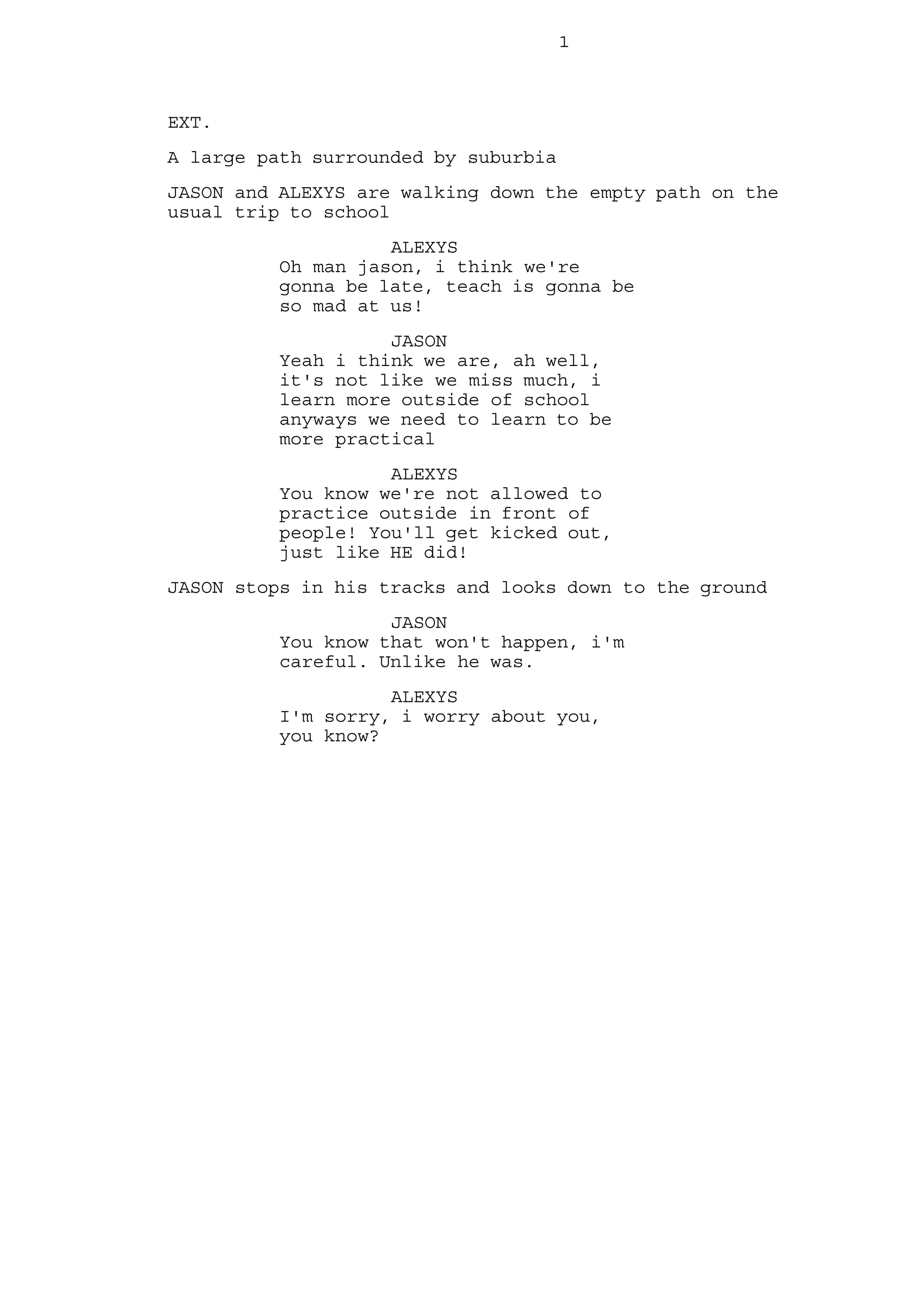 Adam duffield first draft | PDF