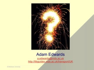 Dr. J. Adam Edwards - ‘Commuter students’ | PPTX