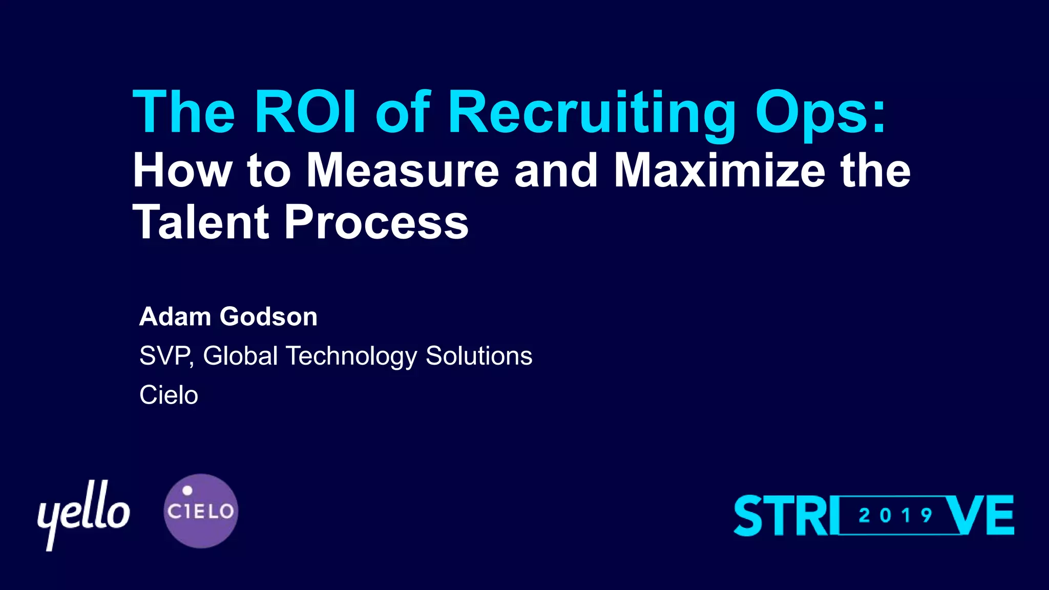 The ROI of Recruiting Ops: How to Measure and Maximize the Talent ...