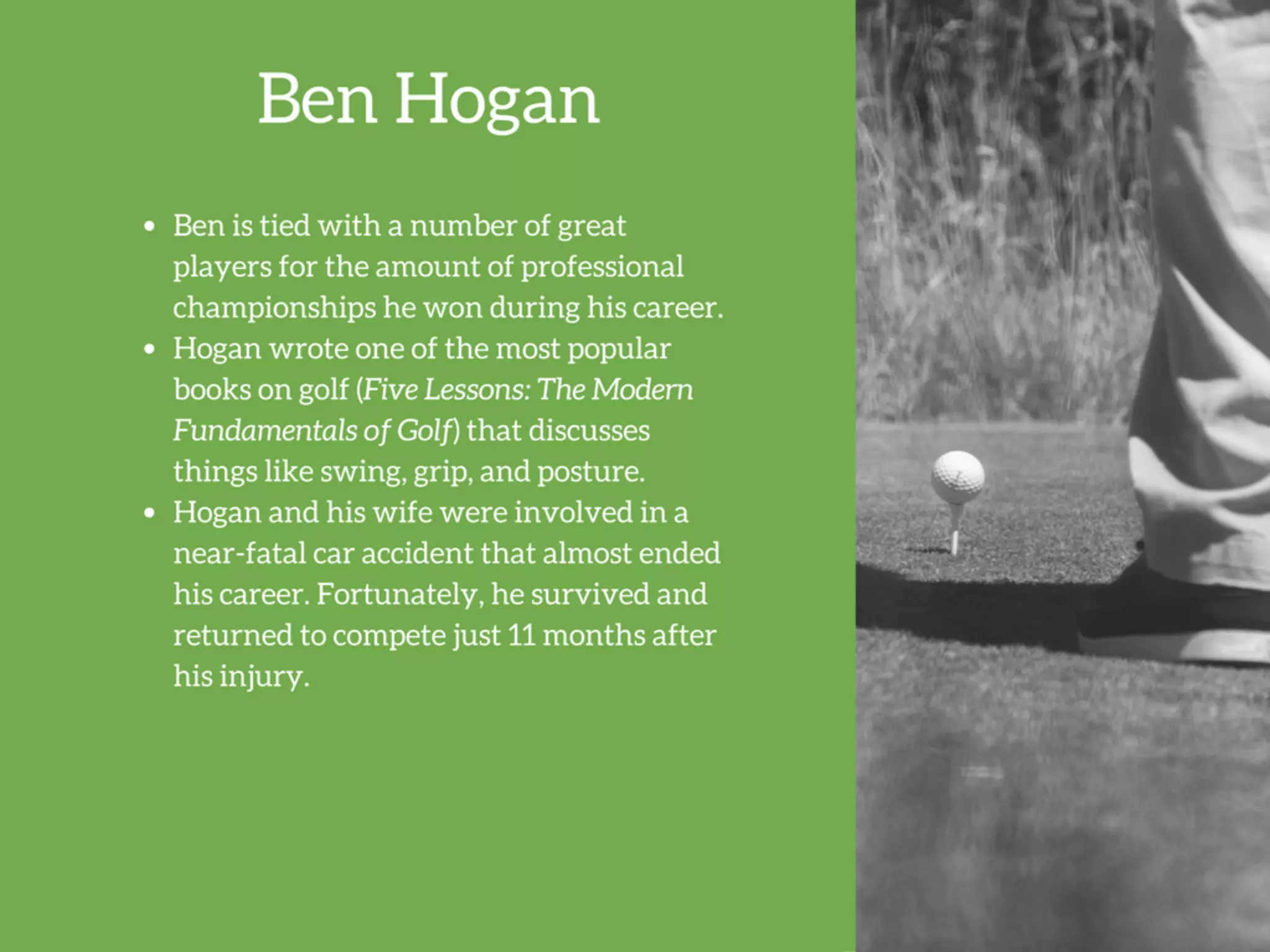 Adam Kuettel - 5 of the Greatest Golfers | PDF