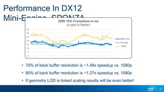 Dynamic Resolution Techniques for Intel® Processor Graphics | SIGGRAPH ...