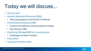 Dynamic Resolution Techniques for Intel® Processor Graphics | SIGGRAPH ...