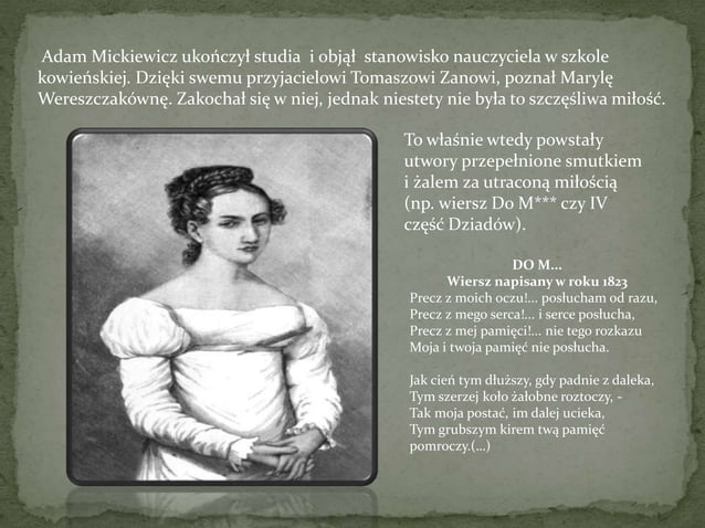 Adam Mickiewicz | PPTX | Poetry | Books and Literature