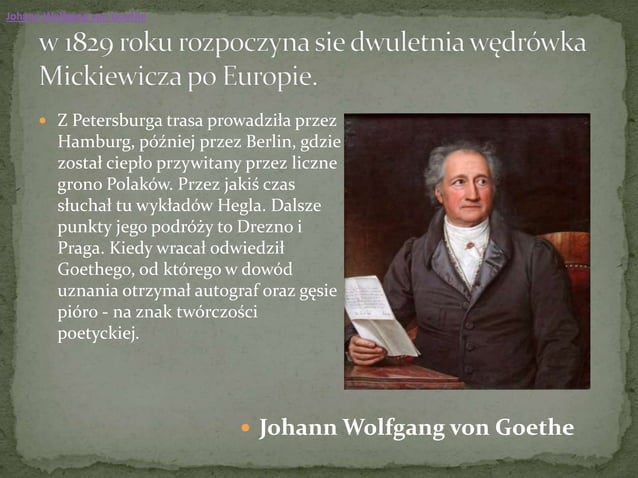 Adam Mickiewicz | PPTX | Poetry | Books and Literature