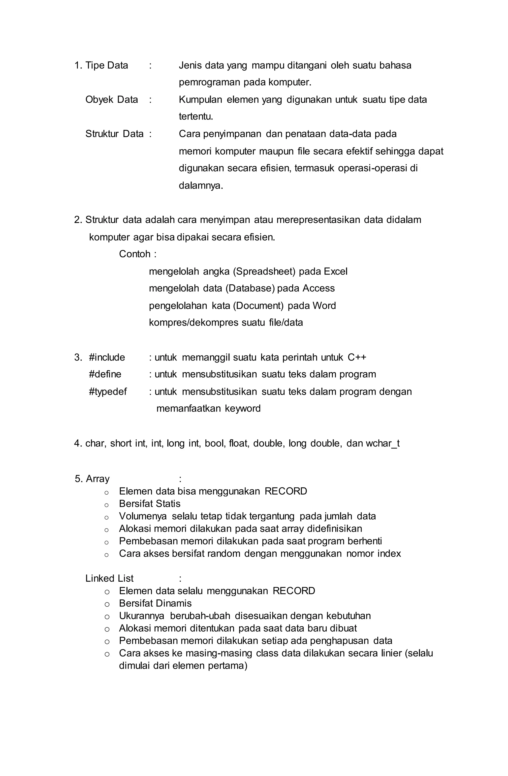 (Adam nelvin) quiz dan jawaban teori algo dan struktur data | PDF
