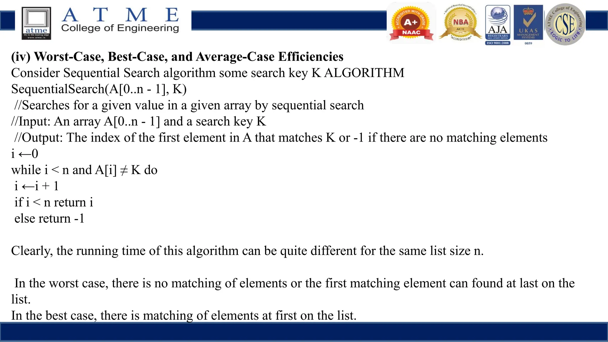ADA_Module 1_MN.pptx- Analysis and design of Algorithms | PPTX