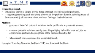 ADA_Module 2_MN.pptx Analysis and Design of Algorithms | PPTX