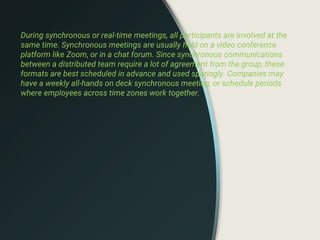 Communication Strategies for Distributed Teams | PPTX