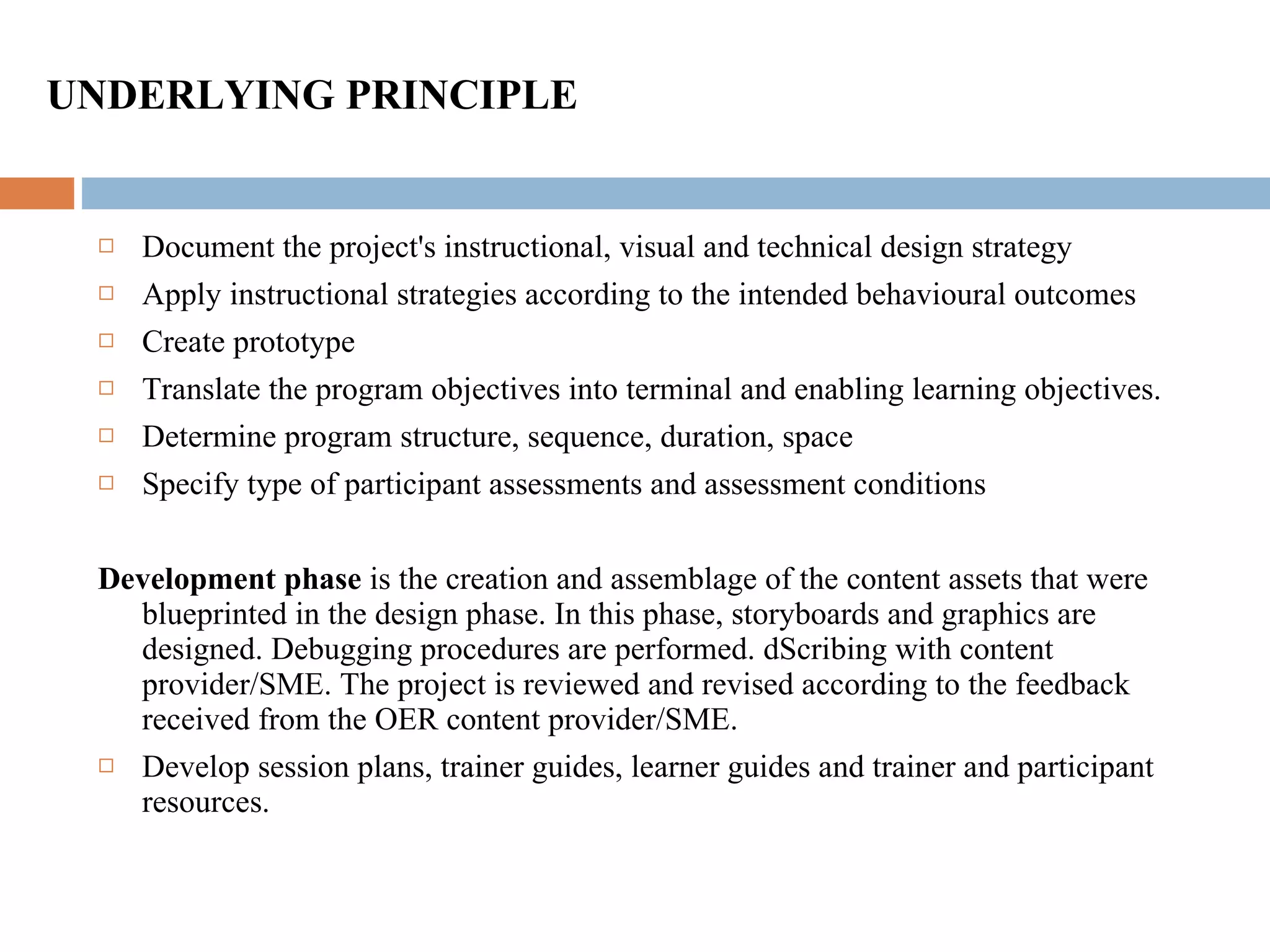 Instructional Design Framework for KNUST OER | PPT