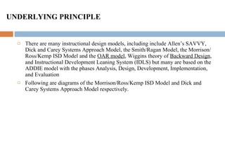 Instructional Design Framework for KNUST OER | PPT