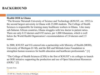 Instructional Design Framework for KNUST OER | PPT