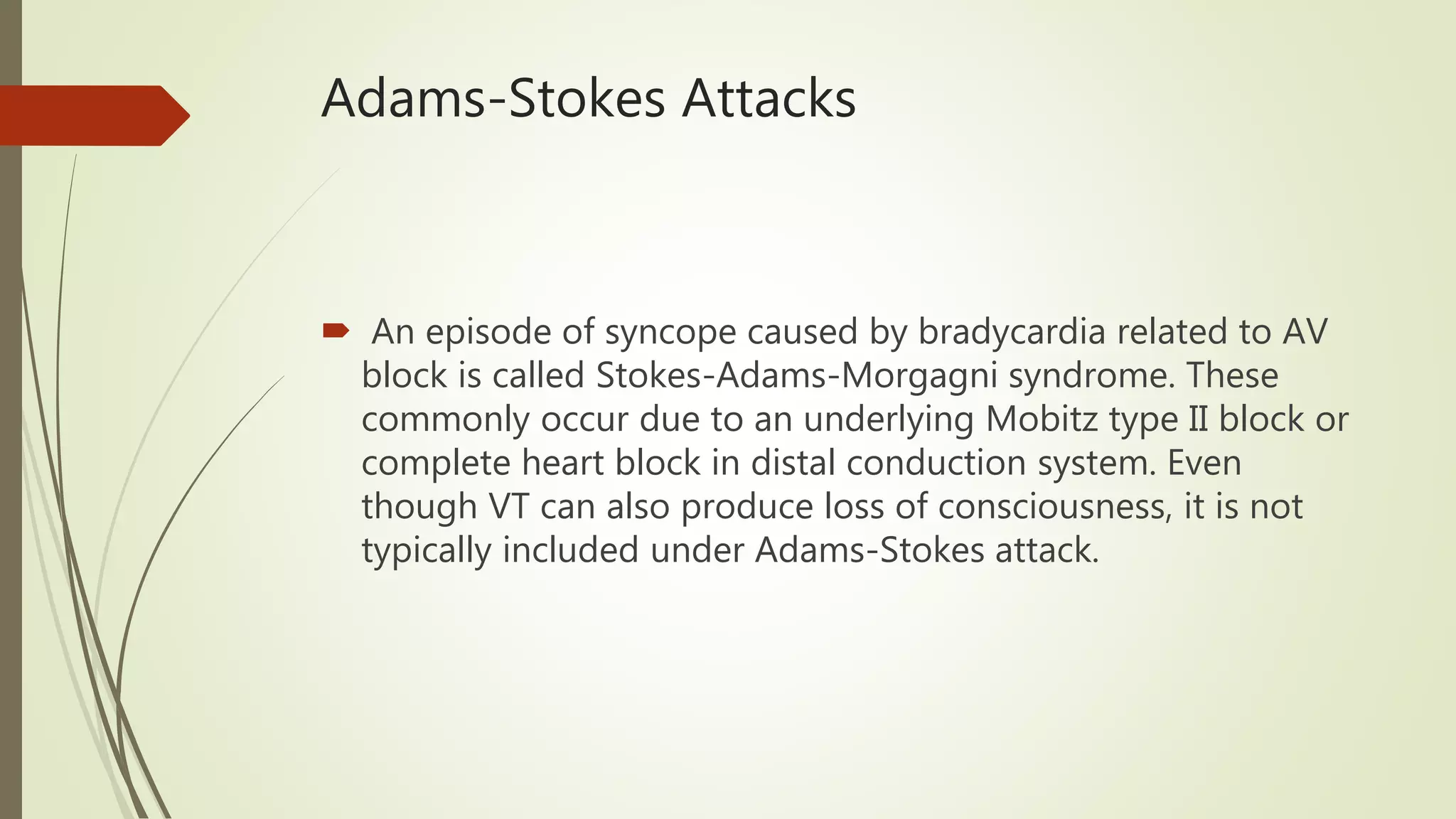 Adams Stokes Attacks | PPTX
