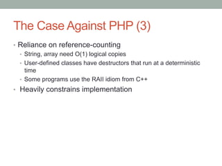 TAKING PHP SERIOUSLY - Keith Adams | PDF | Programming Languages | Computing