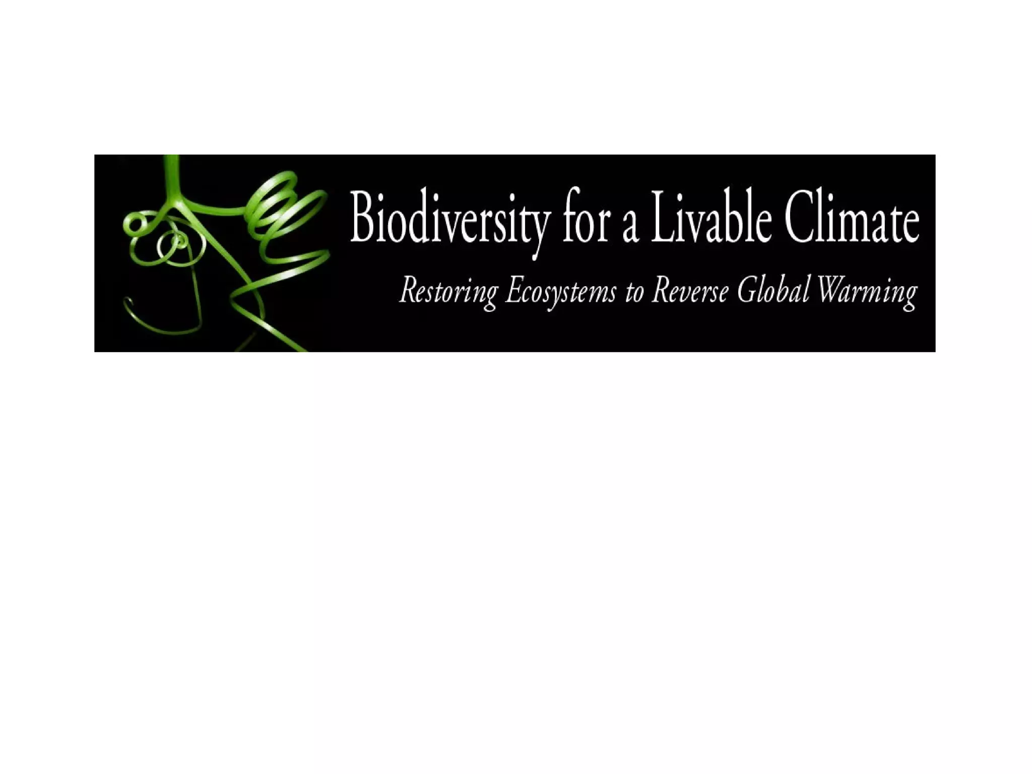 Adam Sacks: "The Other Side of the Climate Change Equation" | PPT