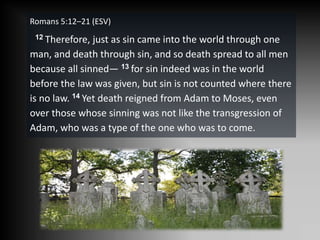 Adam’s Curse and Christ’s Cure - Romans 5:12-21 | PPTX