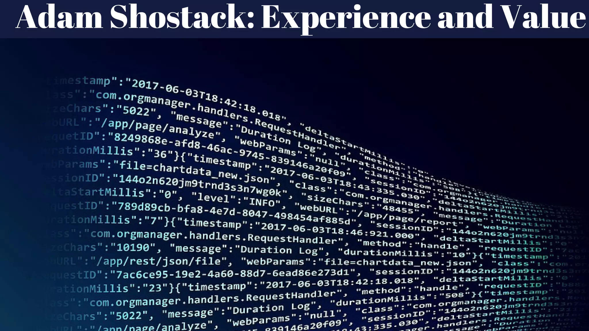 Adam shostack experience and value | PPT