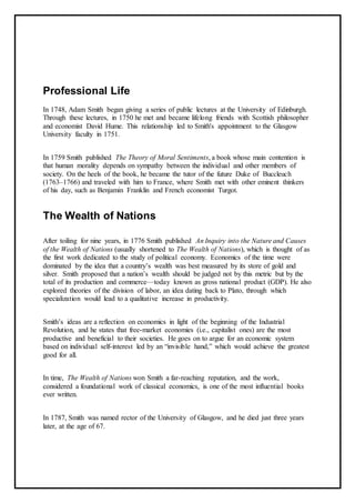 Adam smith | DOCX