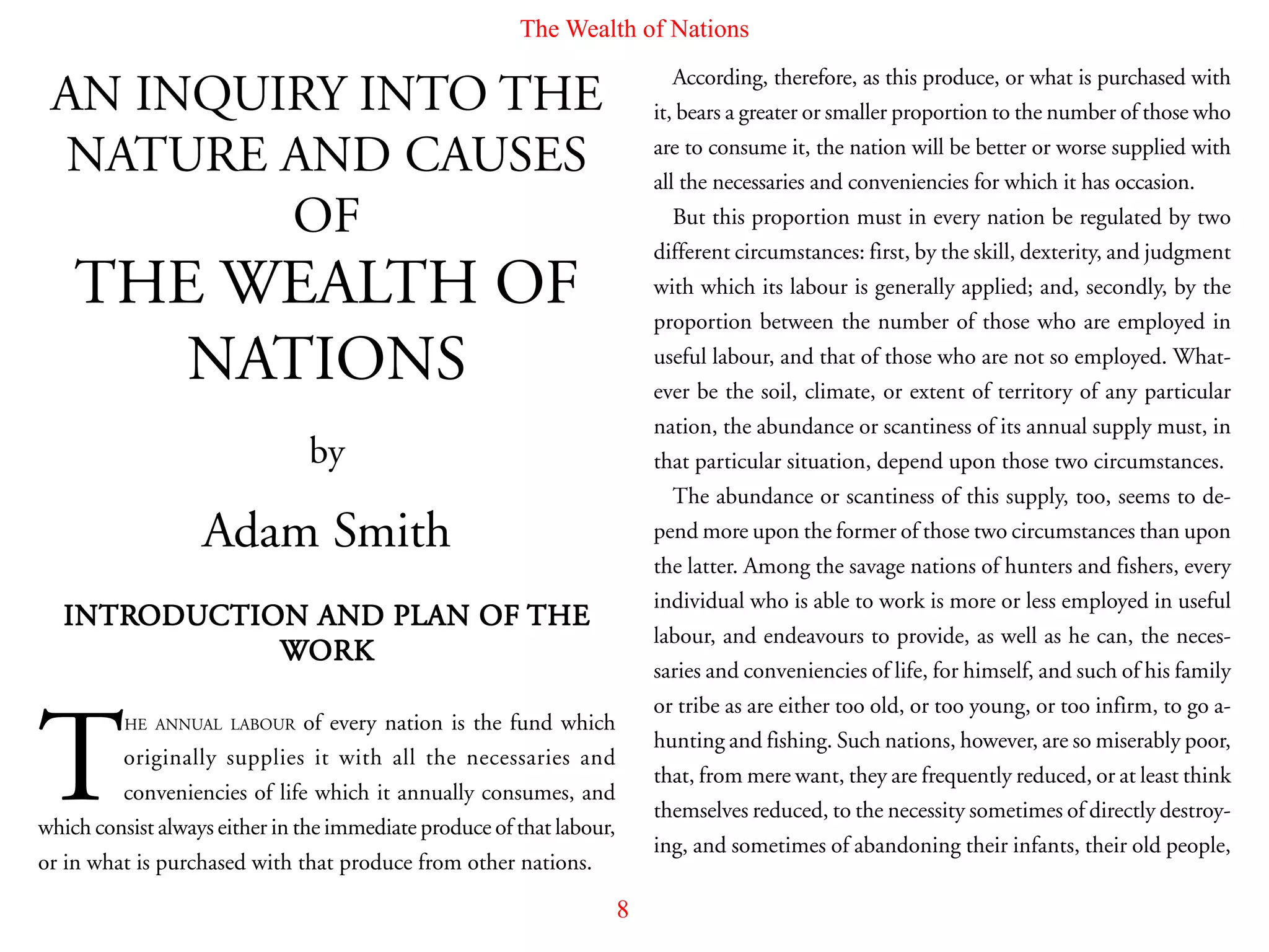 Adam smith wealth of nations | PDF