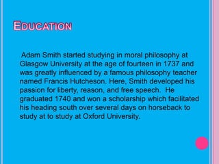 Adam Smith Economics | PPTX