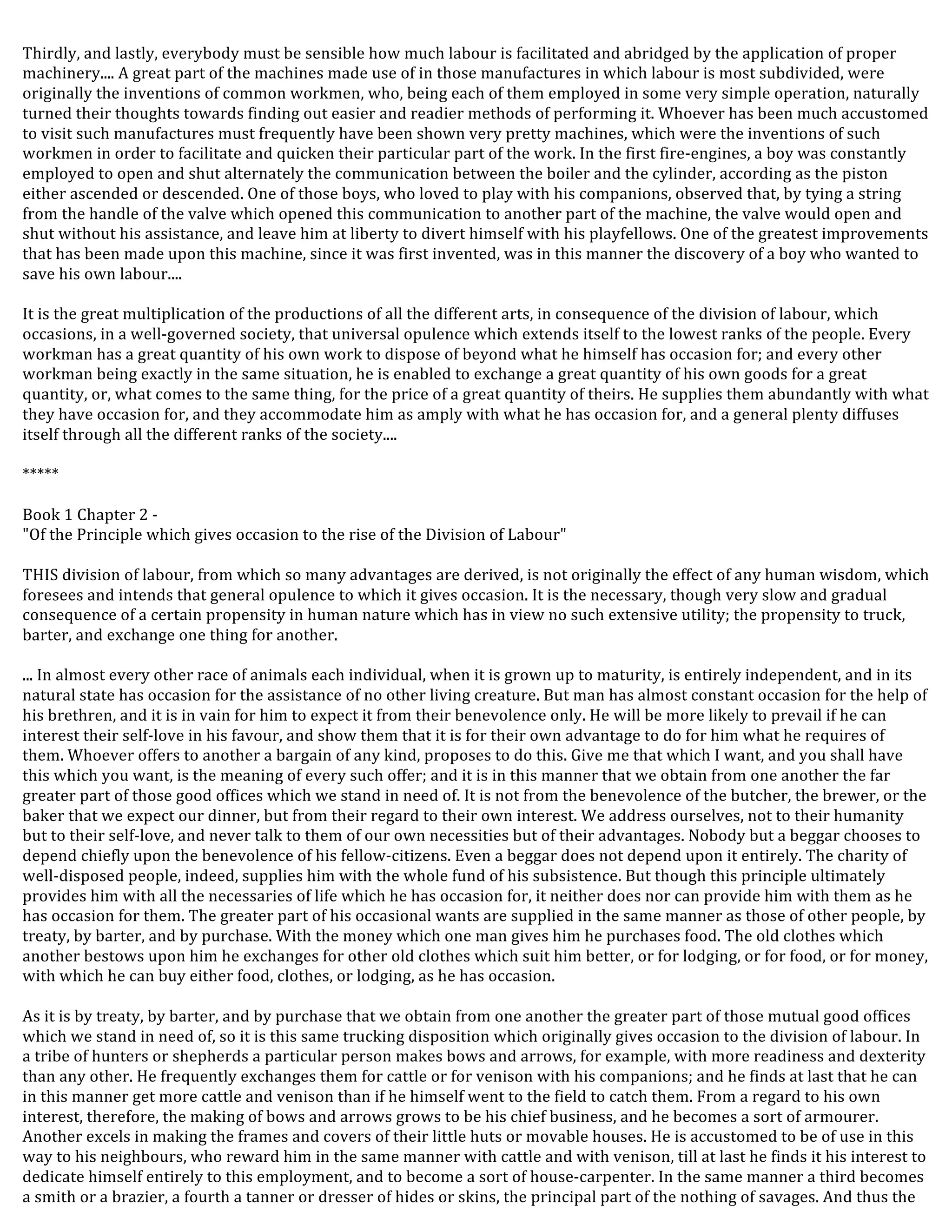 Adam Smith Excerpt | PDF