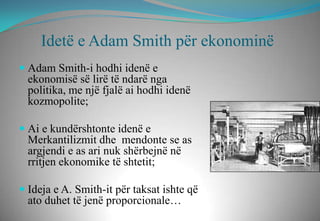 Adam smith grupi i | PPTX