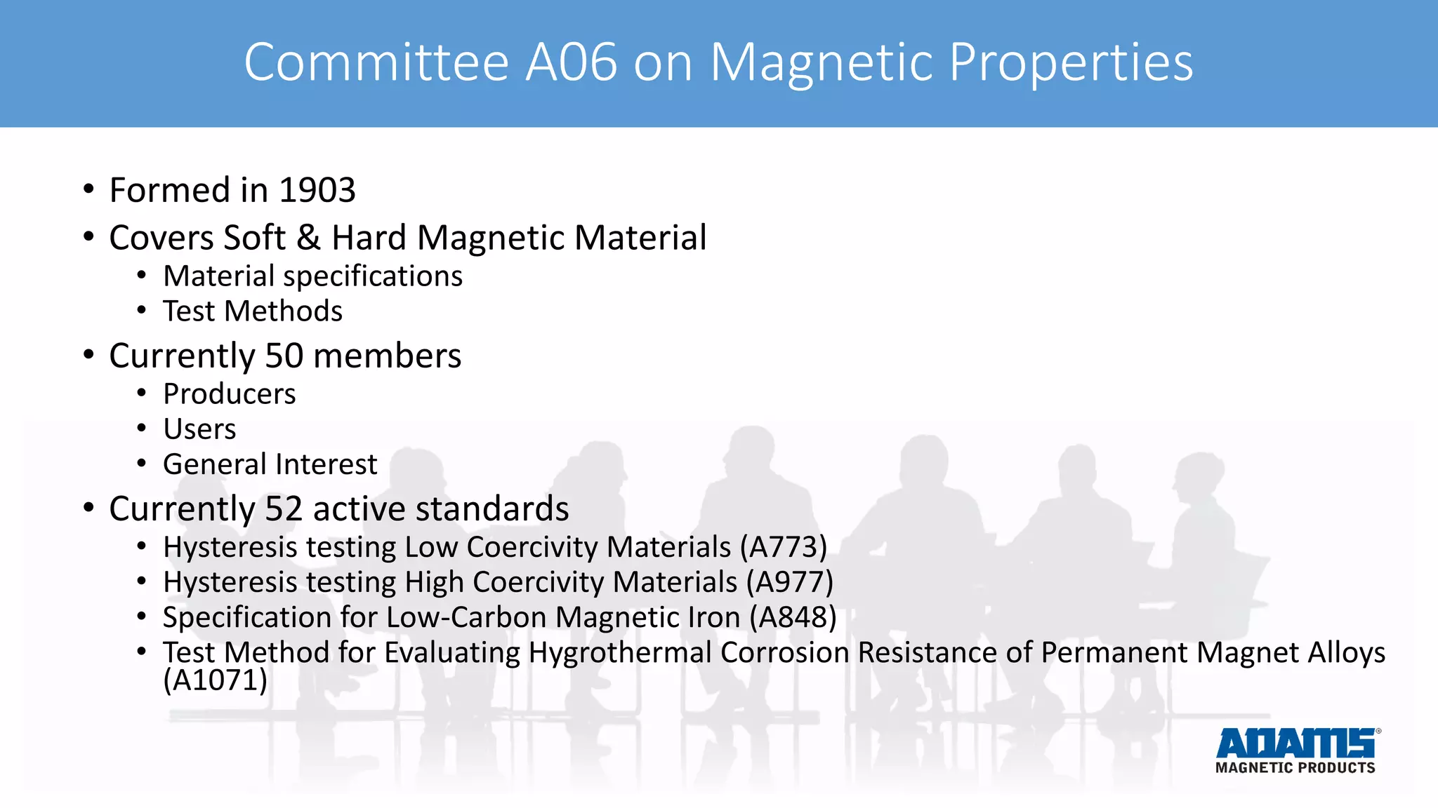 Adams new standards for permanent magnets 2019 | PDF