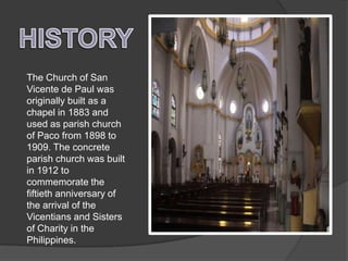 San Vicente de Paul Church, Adamson University, Manila, Philippines | PPTX