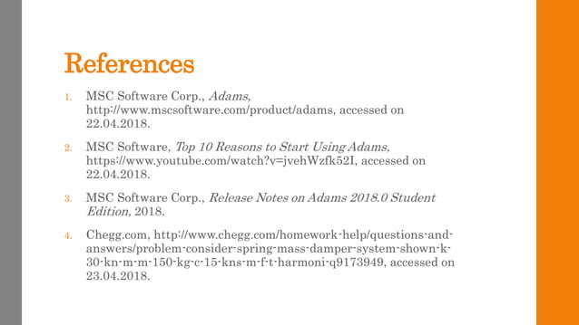 An Overview of Adams Simulation Software in Robotics Applications | PPTX