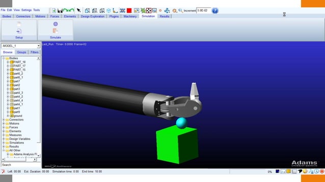 An Overview of Adams Simulation Software in Robotics Applications | PPTX