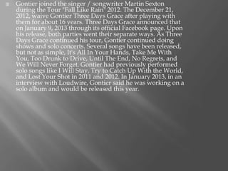 Adam wade gontier bond | PPT