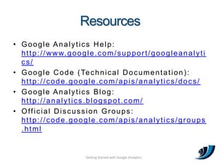 Getting Started With Google Analytics | PPT