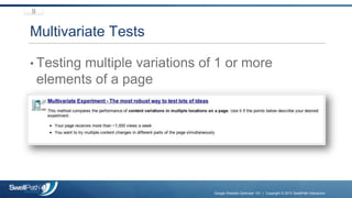 Getting Started with Google Website Optimizer | PPT