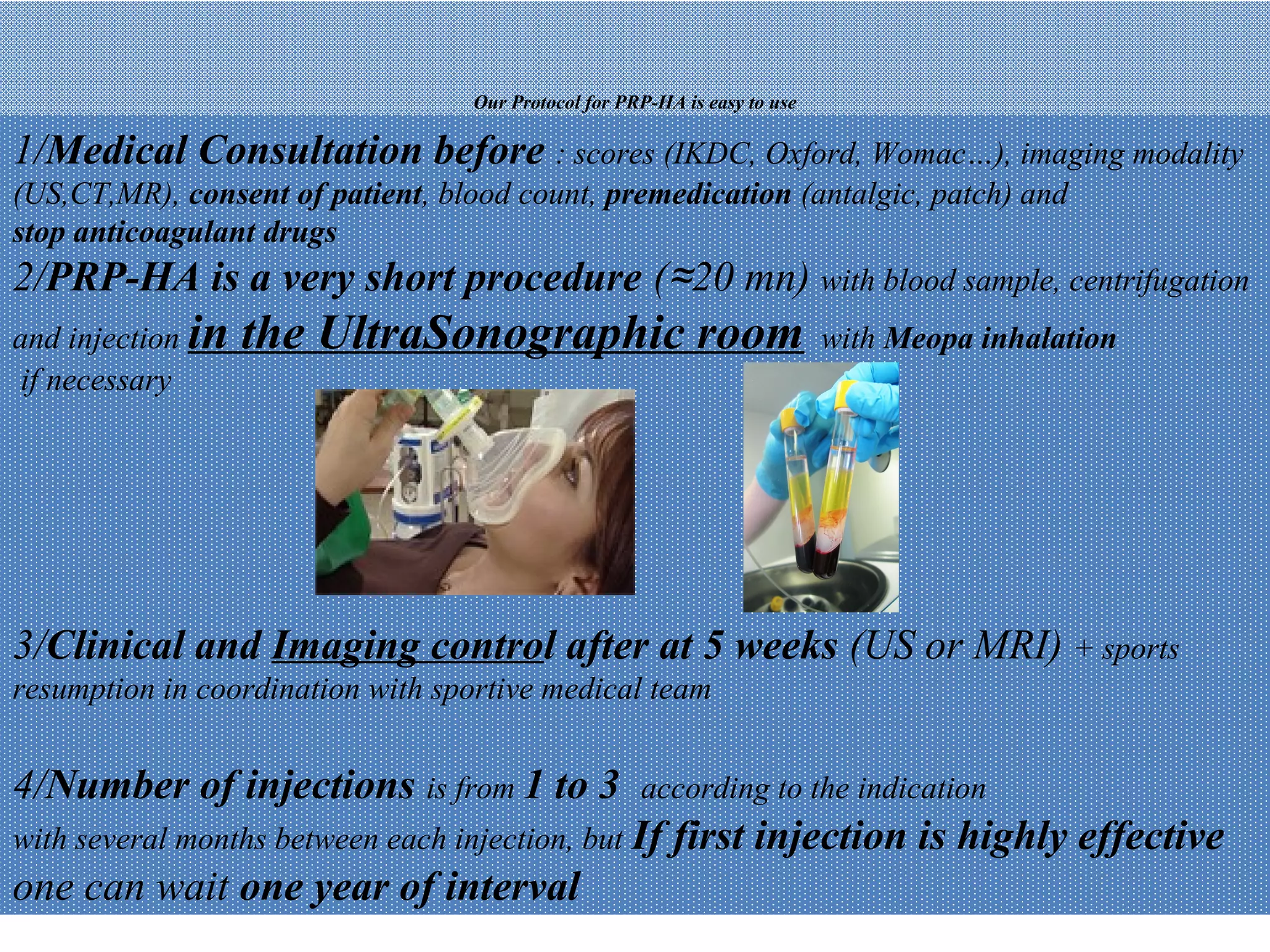 Use of PRP-HA for the treatment of Articular and Periarticular diseases ...