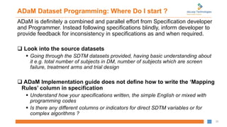 ADaM - Where Do I Start? | PPTX | Computer Software and Applications ...