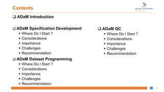 ADaM - Where Do I Start? | PPTX | Computer Software and Applications ...