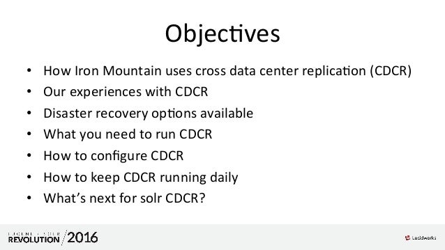 Cross Data Center Replication for the Enterprise: Presented by Adam W…