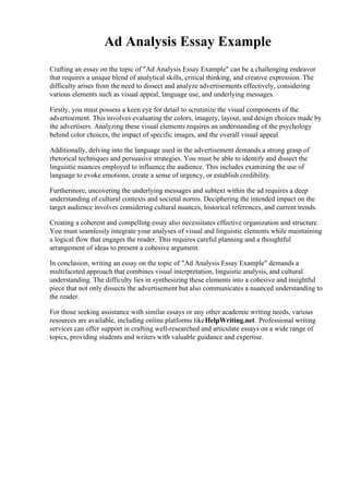 Ad Analysis Essay Example.pdf