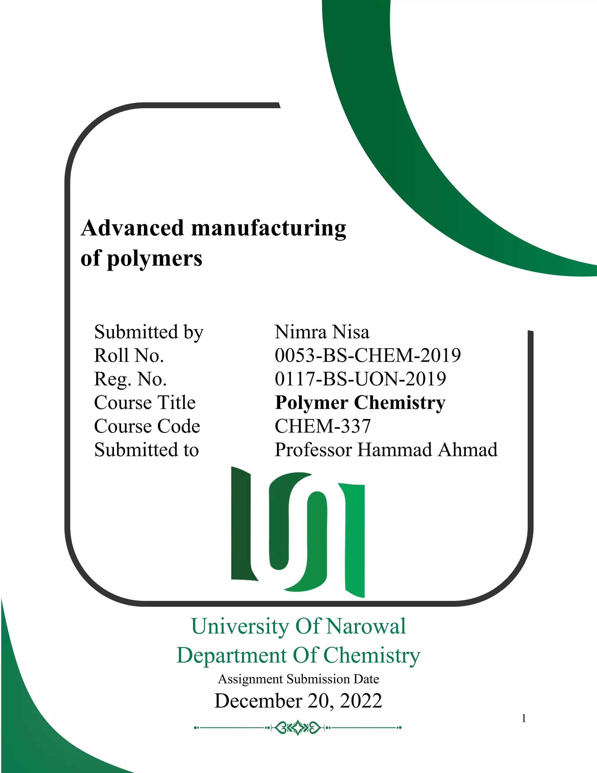 Adanced manufacturing of polymers .pdf