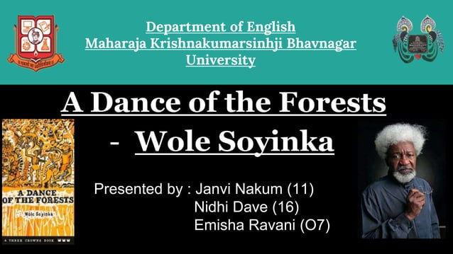 A Dance of Forest by wole Soyinka | PPTX