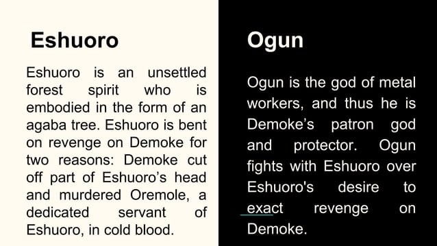 A Dance of Forest by wole Soyinka | PPTX