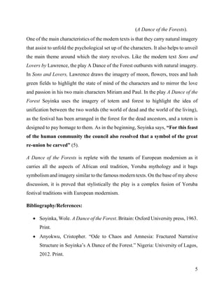 A Dance of the Forests by Wole Soyinka.docx