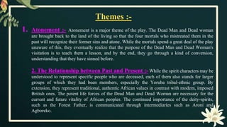 A Dance of the Forests by Wole Soyinka.pptx | Poetry | Books and Literature