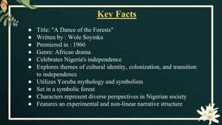 A Dance of the Forests by Wole Soyinka.pptx | Poetry | Books and Literature