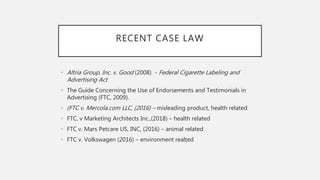 Advertising and the First Amendment | PPT