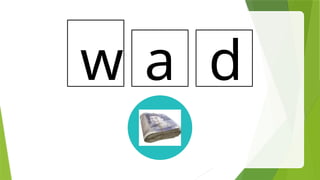 ad and ap family words for kg kids teaching sound and vowels | PPT